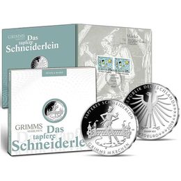 Numisfolder M&uuml;nze & Marke: "Grimms M&auml;rchen - Das tapfere Schneiderlein"