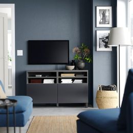 IKEA BEST&Aring; TV-Bank mit T&uuml;ren