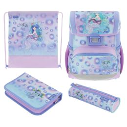 Herlitz Schulranzen-Set Loop Plus Mystic Mermaid 31,0 x 22,0 x 37,0 cm lila 16,0 l