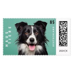 Hund, Briefmarke zu 0,85 EUR, 10er-Bogen