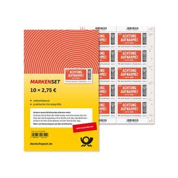 Markenset 100 Jahre Rundfunk in Deutschland, Briefmarke zu 2,75 EUR, 10er-Set