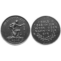 Medaille "Gold f&uuml;r Eisen" im Etui