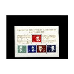 Bund, Briefmarken-Jahrgang 1959