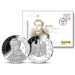 Numisbrief: "Georg B&uuml;chner"