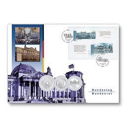 Numisbrief: "Deutscher Bundestag und Bundesrat"