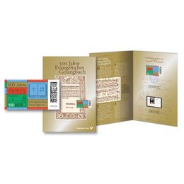 Erinnerungsblatt "500 Jahre Evangelisches Gesangbuch"