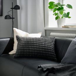 IKEA SVARTPOPPEL Kissenbezug