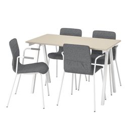 IKEA TROTTEN / L&Auml;KTARE Konferenztisch und St&uuml;hle