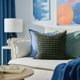 IKEA SVARTPOPPEL Kissenbezug