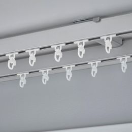 IKEA VIDGA Gardinenschienen-Set f. Decke 2-lfg