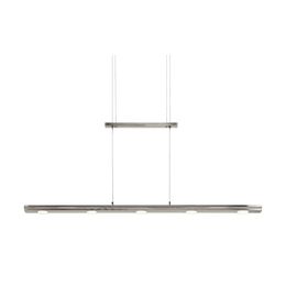 Trio LED-Pendelleuchte nickel matt mit Dimmer silber &raquo; M&ouml;bel Kraft