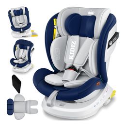 Kidiz&reg; Kindersitz Autositz Kinderautositz Baby Isofix Top Tether 360&deg; drehbar i-Size Gruppe 0/1/2/3 ab Geburt -12 Jahre + Sonnenschutzdach Seitenschutz 5 Punkt Gurt Kopfst&uuml;tzenverstellung ECE R129