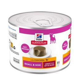 Hill's Hill's Science Plan Nassfutter Hund, Small & Mini Adult, Mousse mit Huhn mit Huhn 48x200 g