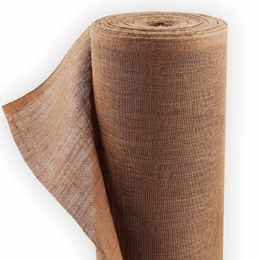 Aquagart 95m x 1m Jutegewebe 305g/m&sup2; Jutematte Gartenjute Jute Stoff Sackleinen Juteband