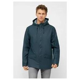 Regenjacke Derbe "Passby", Herren, Gr. L, blau (navy, navy), Obermaterial: 100% Polyester; Futter: 100% Baumwolle; &Auml;rmelfutter: 100% Polyester, normal, Jacken Regenjacke, Wasserabweisend, winddicht, gestreiftes Innenfutter