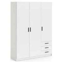 Kleiderschrank Inosign "Sprint Dreht&uuml;renschrank, Aufbewahrung Kasten Schrank Stauraum", wei&szlig;, B:147cm H:200,4cm T:49,8cm, Holzwerkstoff, Schr&auml;nke, Kleiderschrank, Breite 98,5/147 oder 195,5 cm, je mit Einlegeb&ouml;den und Kleiderstange