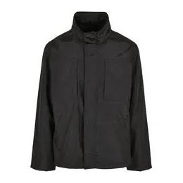 Allwetterjacke Urban Classics "Urban Classics Herren Double Pocket Nylon Crepe Jacket", Herren, Gr. XL, schwarz, 100% Polyamid, unifarben, oversize, Rundhals, Jacken