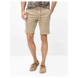 Bermudas Brax "Style BALU", Herren, Gr. 35, Normalgr&ouml;&szlig;en, beige, Web, 51% Baumwolle, 32% Lyocell, 14% Viskose, 3% Elasthan, Hosen Bermudas
