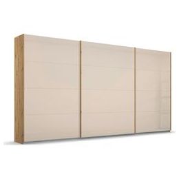 Schwebet&uuml;renschrank Rauch "Kleiderschrank Schrank Garderobe KOLUNA mit hochwertiger Glasfront", beige (eiche artisan, glas beige (champagner)), B:360cm H:229cm T:62cm, Holzwerkstoff, Schr&auml;nke, Schwebet&uuml;renschrank, Breiten 203/271/315/360 cm H&ouml;hen 210/229 cm MADE IN GERMANY