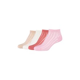 Sneakersocken Camano "4er Pack", Herren, Gr. 39/42, almond blossom, 82% Baumwolle 17% Polyamid 1% Elasthan, Zopfmuster, Socken Sneakersocken