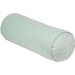 Dekokissen Pad "Elegance", light mint, unifarben, B:29cm H:2cm L:75cm &Oslash;:29cm, Polyester, Dekokissen_Sitzkissen_Kissenh&uuml;llen, Design als Basic, aus Samt, elegante Optik