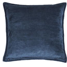 Dekokissen done. "Fame", blau (dunkelblau, meliert), B:60cm H:1cm L:60cm, Polyester, Dekokissen_Sitzkissen_Kissenh&uuml;llen, Hohe Lichtreflektion