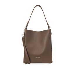 Marc O'Polo Umh&auml;ngetasche MARC O'POLO "aus genarbtem Rindleder", Damen, Gr. B/H/T: 28cm x 33cm x 12cm, faded braun, Leder, unifarben, Taschen Umh&auml;ngetasche