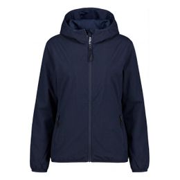 alife and kickin Sommerjacke ALIFE & KICKIN "Damen SolveidAK A &Uuml;bergangsjacke, Jacke", Damen, Gr. L, marine, 100% Polyamid, Jacken, leichte &Uuml;bergangsjacke mit Kapuze aus recyceltem Materialmix