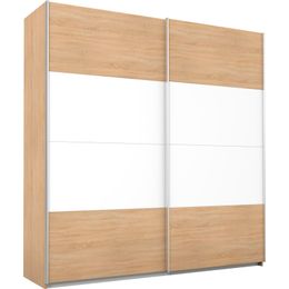 Schwebet&uuml;renschrank Rauch "Quadra Kleiderschrank Schrank Gaderobe", wei&szlig; (struktureichefarben hell, wei&szlig;), B:226cm H:230cm T:62cm, Holzwerkstoff, Schr&auml;nke, Schwebet&uuml;renschrank, mit M&ouml;glichkeit zur individuellen Frontgestaltung, leichtg&auml;ngige T&uuml;ren
