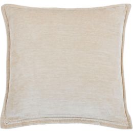 Dekokissen done. "Fame", wei&szlig; (star wei&szlig;, meliert), B:60cm H:1cm L:60cm, Polyester, Dekokissen_Sitzkissen_Kissenh&uuml;llen, Hohe Lichtreflektion