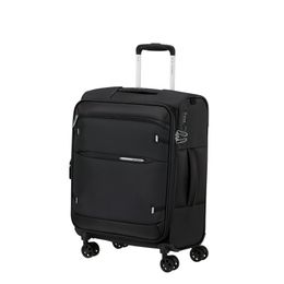 Weichgep&auml;ck-Trolley Samsonite "GOTWIST", Gr. B/H/T: 40cm x 55cm x 23cm 42 l, schwarz, Polyester, Koffer, mit Teleskopgriff und mehreren Tragegriffen, innen aus Polyester