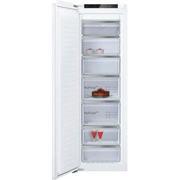 Neff Einbaugefrierschrank "GI7813CE0", Energieeffizienz: E (A-G), silber, B:55,8cm H:177,2cm T:54,5cm, Gefrierschr&auml;nke, No Frost: nie wieder Abtauen