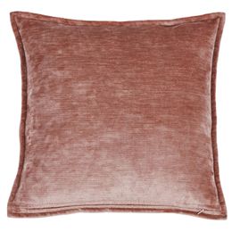 Dekokissen done. "Fame", rosa (salmon rose, meliert), B:45cm H:1cm L:45cm, Polyester, Dekokissen_Sitzkissen_Kissenh&uuml;llen, Hohe Lichtreflektion