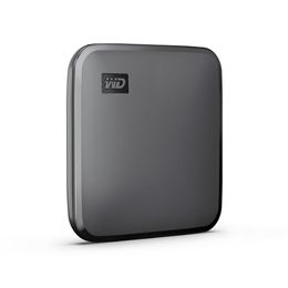 Western Digital externe SSD "Mobile SSD-Festplatte "WD Elements SE SSD Portable", 2TB, Schwarz", schwarz, 2000 GB, Lesegeschwindigkeitmaximal 400 MB/s, Festplatten