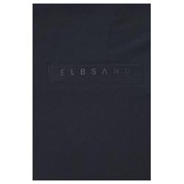 Sweathose ELBSAND "Neah", Damen, Gr. L (40), N-Gr, blau (marine), Sweatware, Obermaterial: 95% Baumwolle, 5% Elasthan, unifarben, figurumspielend 7/8-L&auml;nge, Hosen Sweathose, in 7/8 L&auml;nge, Culotte aus weicher Sweatware mit Kordelzug, causal, Topseller