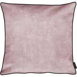Dekokissen Apelt "Ruby" Gr. 1, rosa (rosa, unifarben), B:46cm H:1cm L:46cm, Polyester, Dekokissen_Sitzkissen_Kissenh&uuml;llen, Kissenh&uuml;lle ohne F&uuml;llung, 1 St&uuml;ck