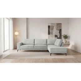 Ecksofa OTTO HOME "OLAND L-Form, B: 289 cm, Skandi-Design", beige (sand), B:289cm H:85cm T:210cm, 100% Polyester, Sofas, Ecksofa, Struktur, Flachgewebe, Luxus-Microfaser, Boucle