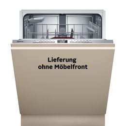 Neff vollintegrierbarer Geschirrsp&uuml;ler "S155EBX16E", Energieeffizienz: A (A-G), silber, B:60cm H:82cm T:55cm, Geschirrsp&uuml;ler, Automatische T&uuml;r&ouml;ffnung f&uuml;r Effizienz, Info Light