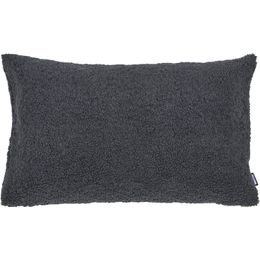 Dekokissen done. "Cloud", grau (anthrazit, unifarben), B:40cm H:1cm L:60cm, Polyester, Dekokissen_Sitzkissen_Kissenh&uuml;llen, Skandinavisch glamour&ouml;s
