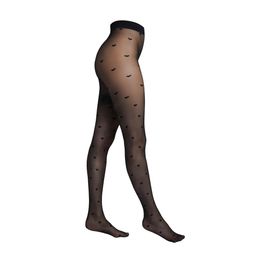 Feinstrumpfhose Camano "hearts 1er Pack", Damen, Gr. S, schwarz, 90% Polyamid, 10% Elasthan, Strumpfhosen Feinstrumpfhose