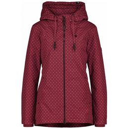 alife and kickin Winterjacke ALIFE & KICKIN "Damen LilouAK B Winterjacke, Jacke", Damen, Gr. L, rot (cranberry juice), 100% Polyester, Jacken Winterjacke, Warm gef&uuml;tterte Jacke mit flauschigen Teddyfell Innenfutter
