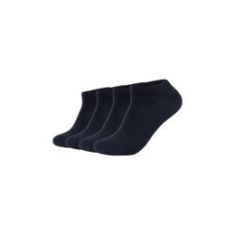 JOOP! Sneakersocken JOOP "4er Pack", Herren, Gr. 35-38, blau (navy), 80% Baumwolle, 17% Polyamid, 3% Elasthan, uni, Socken Sneakersocken
