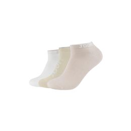 JOOP! Sneakersocken JOOP "3er Pack", Herren, Gr. 39-42, silber cloud, 70% Baumwolle, 28% Polyester, 2% Elasthan, gemustert, Socken Sneakersocken, 3er Pack gek&auml;mmte, superglatte Baumwolle f&uuml;r angenehmes Tragegef&uuml;hl
