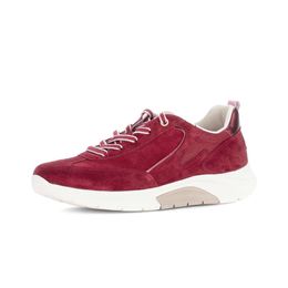 Sneaker Gabor "Sneaker low", Herren, Gr. 35,5, rot, Schuhe Sneaker