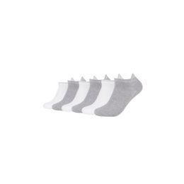 Sneakersocken Camano "6er Pack", Herren, Gr. 35-38, fog mix, 80% Baumwolle, 18% Polyamid, 2% Elasthan, uni, Socken Sneakersocken