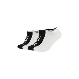 JOOP! Sneakersocken JOOP "4er Pack", Herren, Gr. 39-42, wei&szlig; (wei&szlig; mix), 70% Baumwolle, 28% Polyester, 2% Elasthan, Colorblocking, Socken Sneakersocken