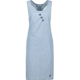 alife and kickin Sommerkleid ALIFE & KICKIN "Damen CameronAK DNM B Sommerkleid, Kleid", Damen, Gr. L, Normalgr&ouml;&szlig;en, blau (light denim), 100% Lyocell, Kleider Sommerkleid