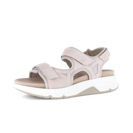 Trekkingsandale Gabor "Trekkingsandale", Damen, Gr. 37,5, rosa, Schuhe