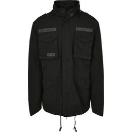 Wintermantel Brandit "Brandit Herren M-65 Giant Jacket", Herren, Gr. 4XL, schwarz, 100% Baumwolle, M&auml;ntel Wintermantel