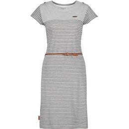 alife and kickin Blusenkleid ALIFE & KICKIN "Damen LeoniceAK B Sommerkleid, Kleid", Damen, Gr. S, Normalgr&ouml;&szlig;en, wei&szlig; (cloudy melange), 60% Baumwolle, 40% Polyester, Kleider Blusenkleid